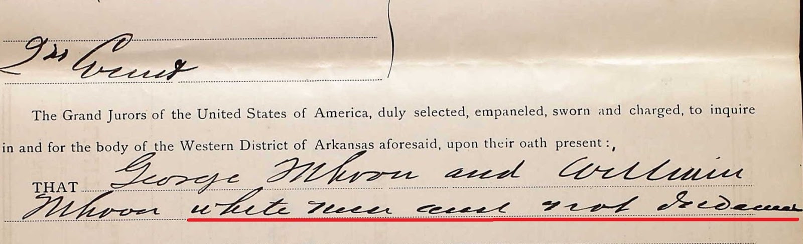 Thoughts from Polly's Granddaughter: Mhoon Family Character and False ...