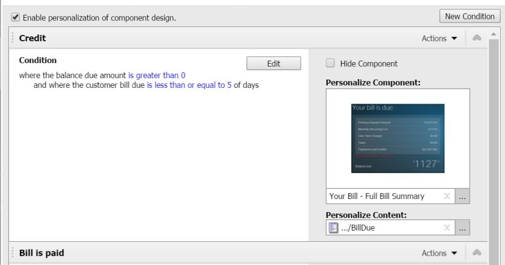 BissTalk: Personalization using Sitecore Rules