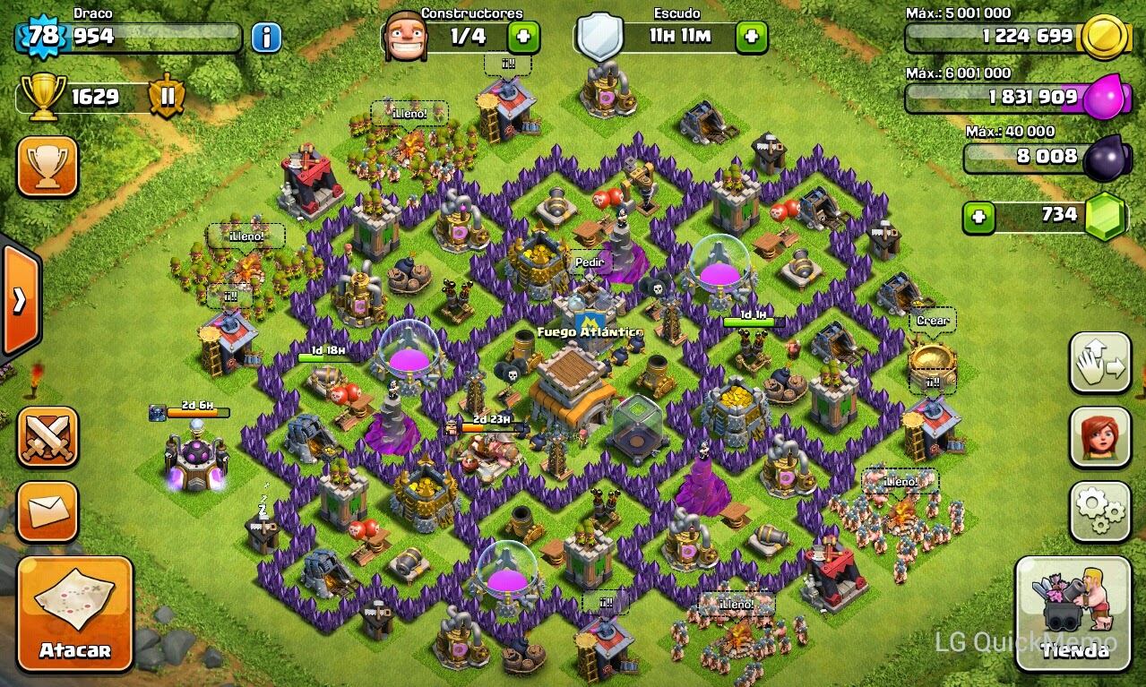 Fuego Atlántico: Aldeas recomendadas TH8