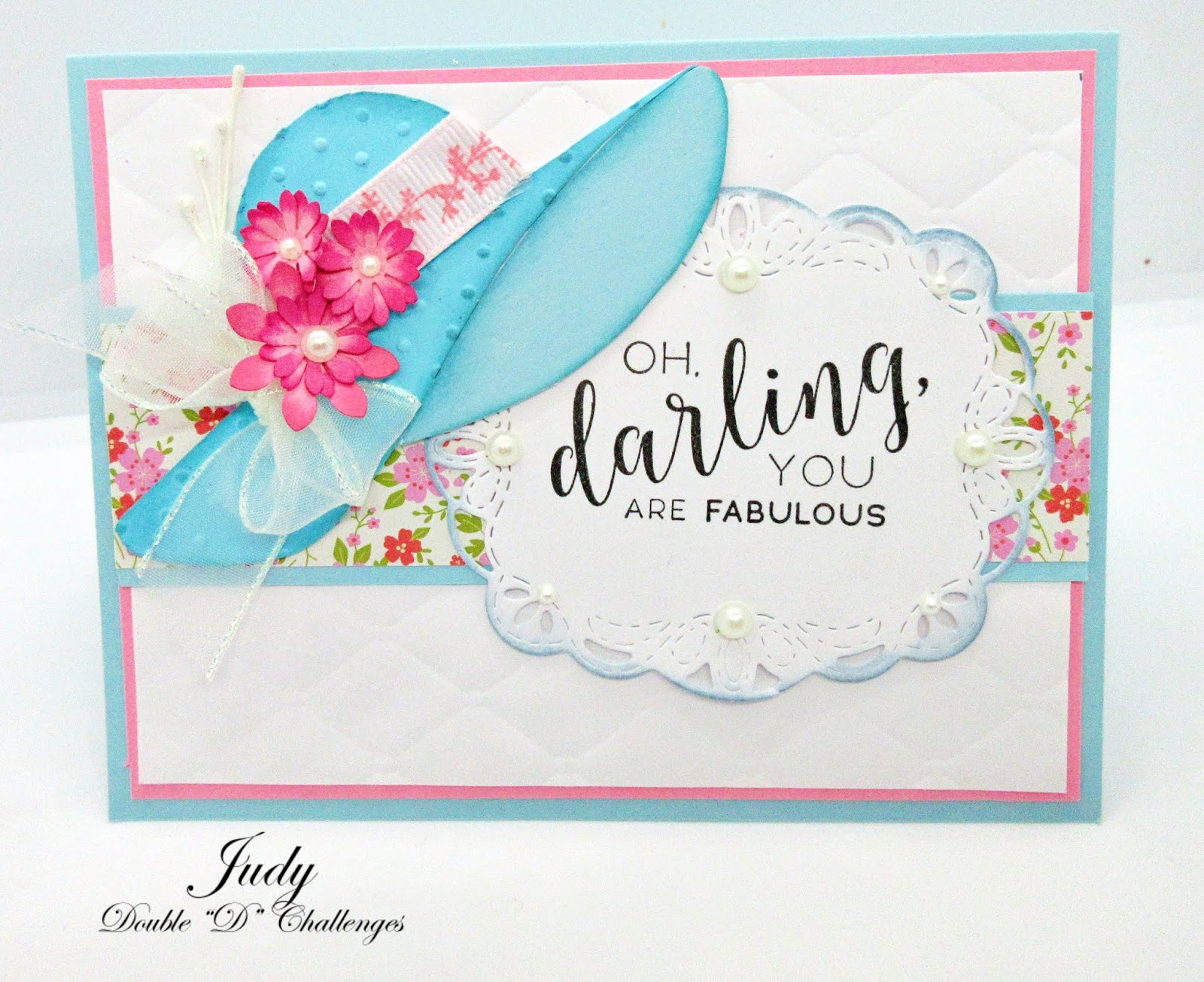 Judy's Happy Place: Double D - Derby Hat