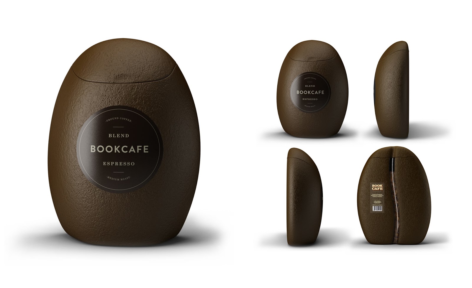 Bookcafe Blend Ground Coffee – Packaging Of The World