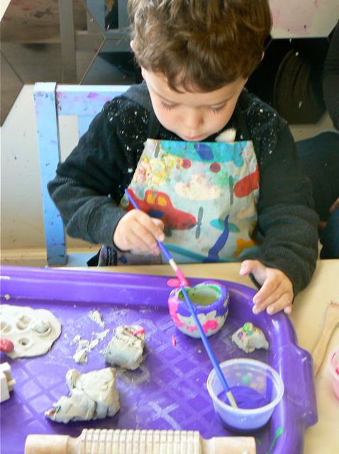 The Art Pantry: Messy Clay Discoveries and Pinch Pots