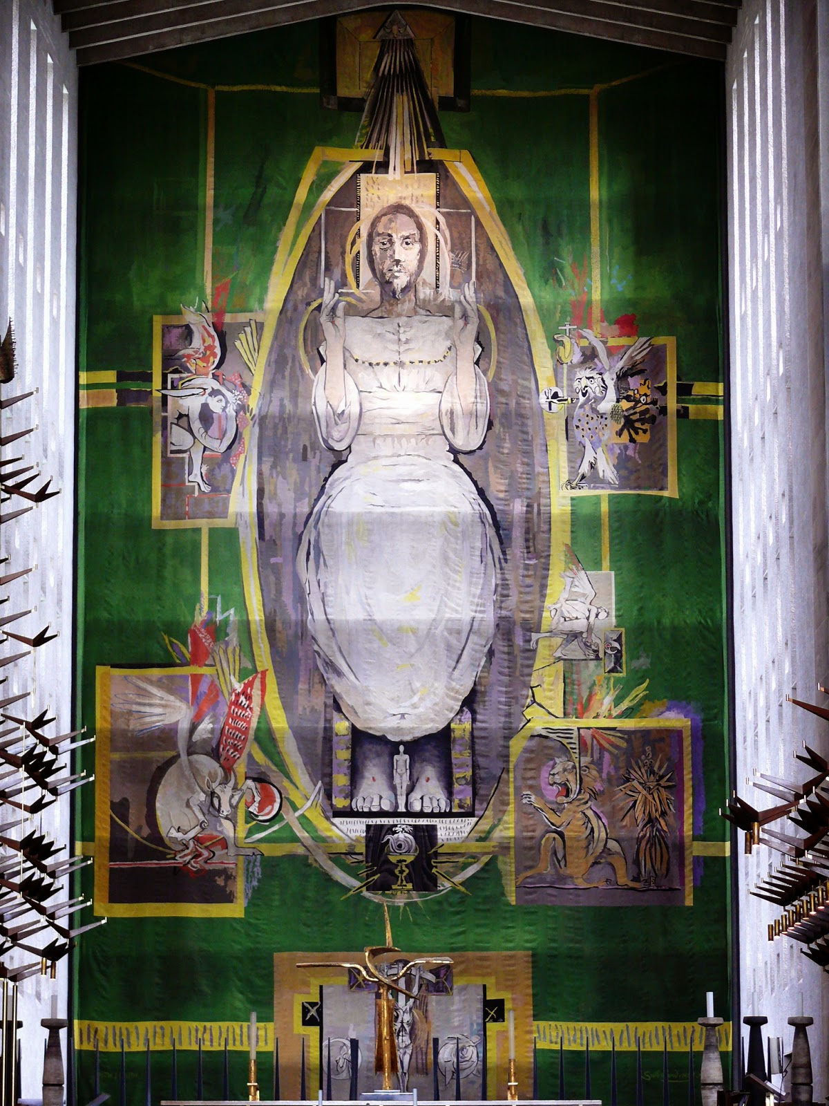 Patrick Comerford: Art for Lent (29): ‘Christ in Glory’ by Graham ...