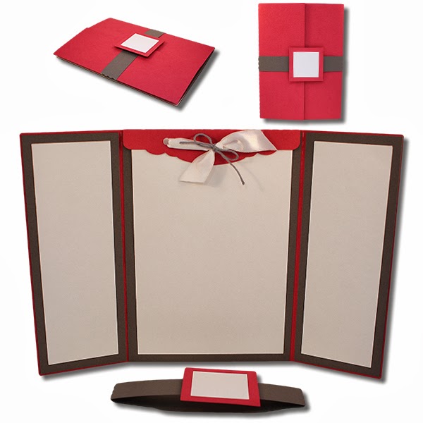 Decorative Gatefold Invitation | Bits of Paper