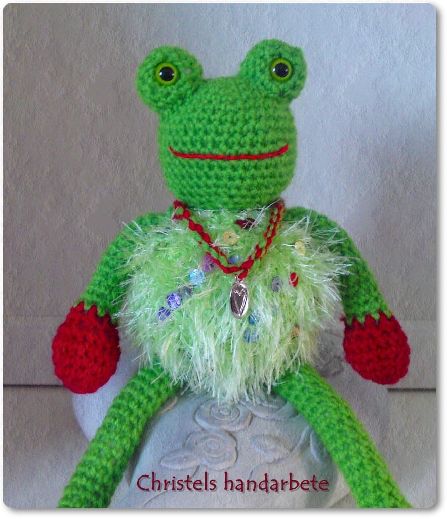 Christels handarbete: Grodan hoppfull