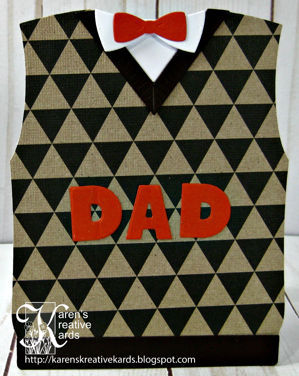 Karen's Kreative Kards: Two Sweater Vest Cards for Guys From My Newest ...