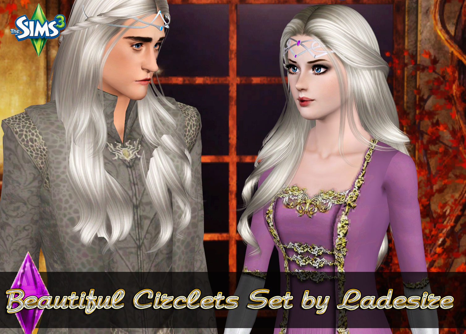 Ladesire's creative corner): TS3 - Beautiful Circlets by Ladesire