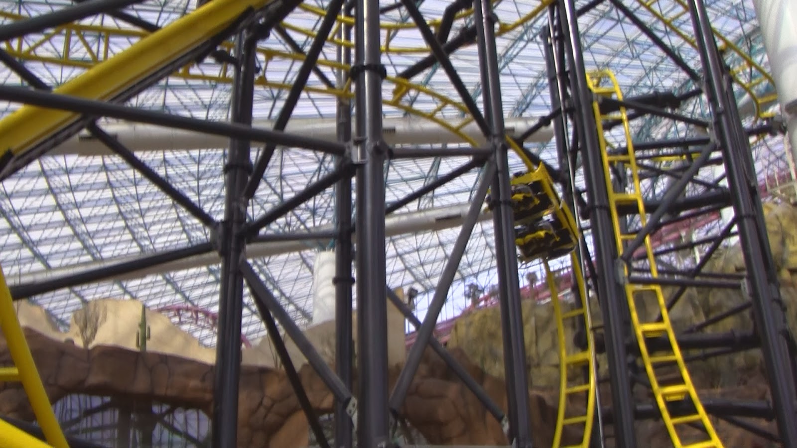 El Loco Adventuredome Roller Coaster Grand Opening 2014 - Ride Review ...