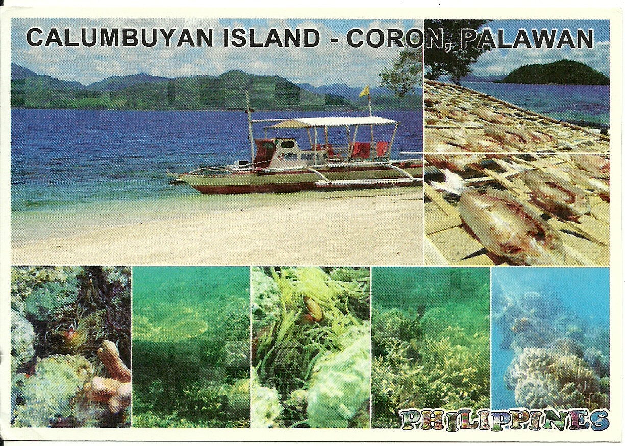 Postcard A La Carte: Philippines - Calumbuyan Island, Coron, Palawan