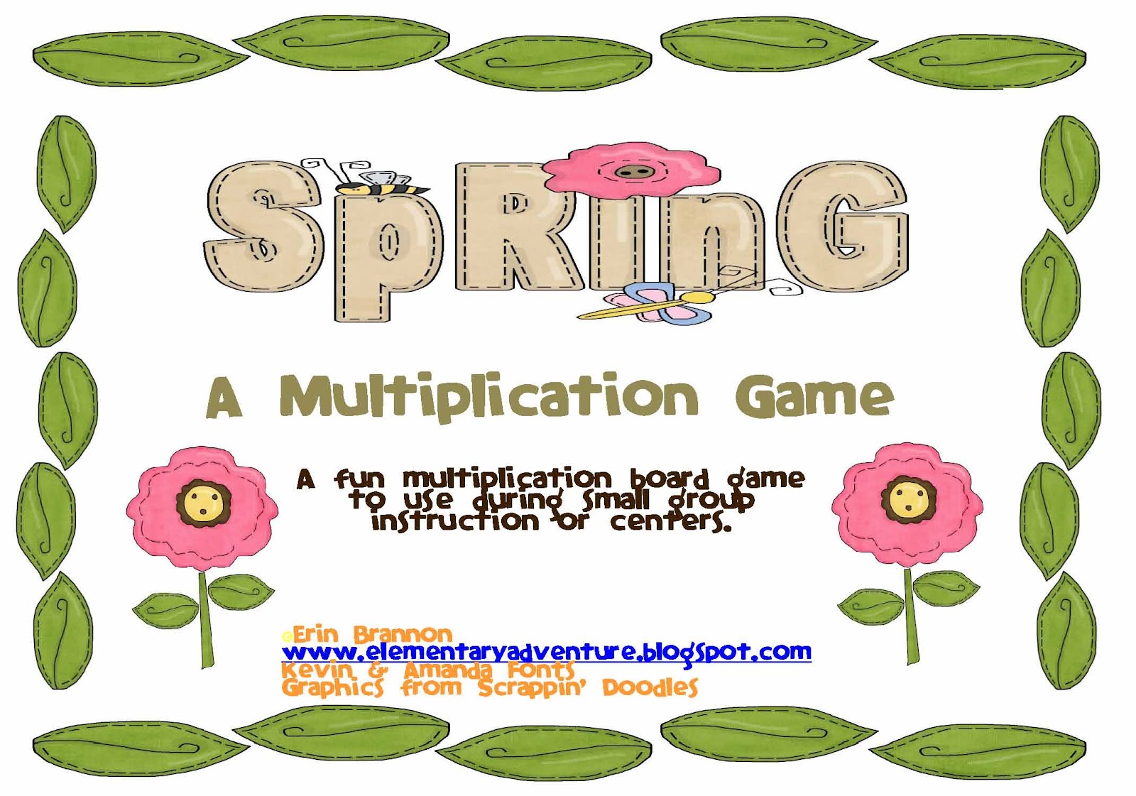 The Elementary Adventure: SPRING BREAK!!