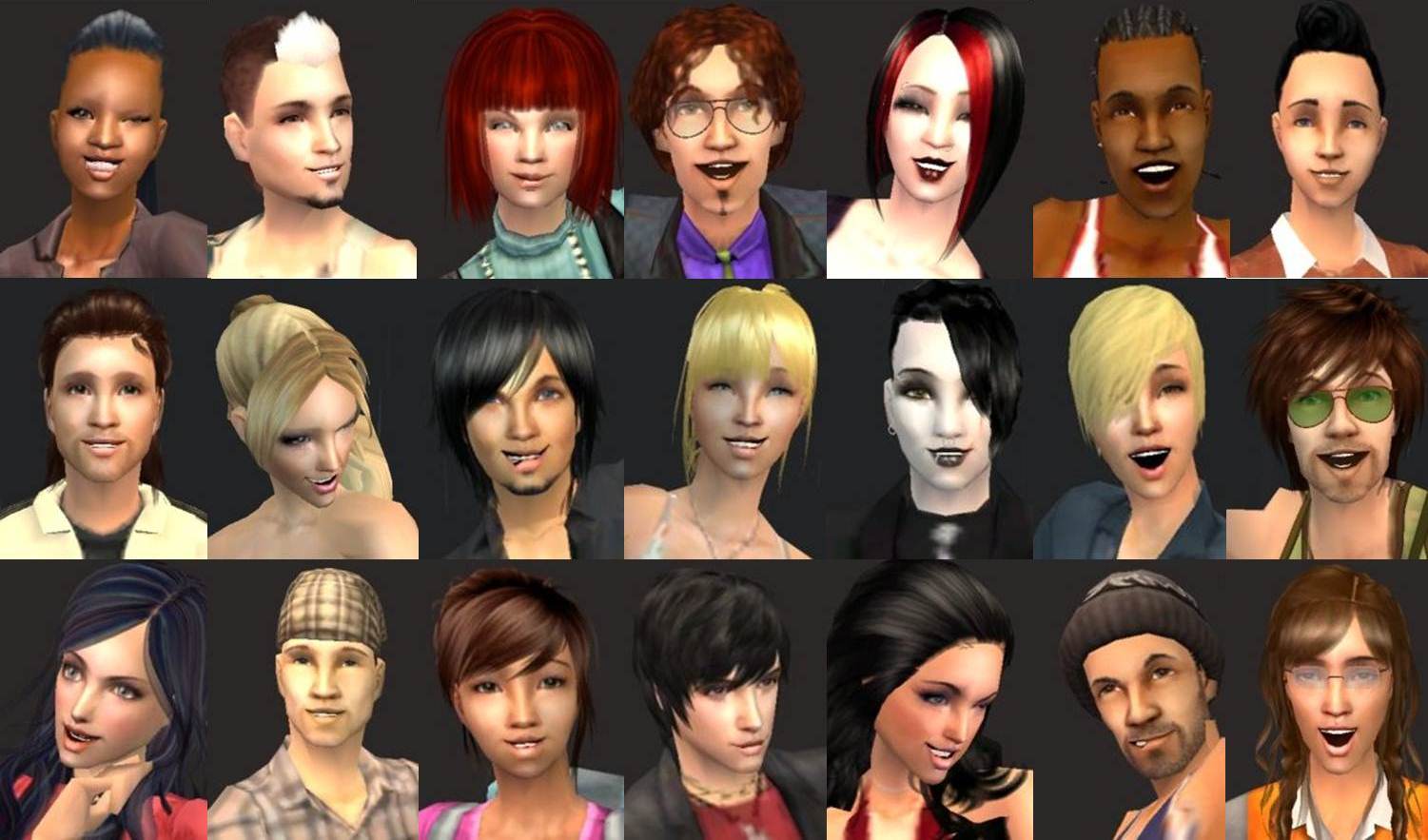 Los Sims 2: El Desafío: Personajes