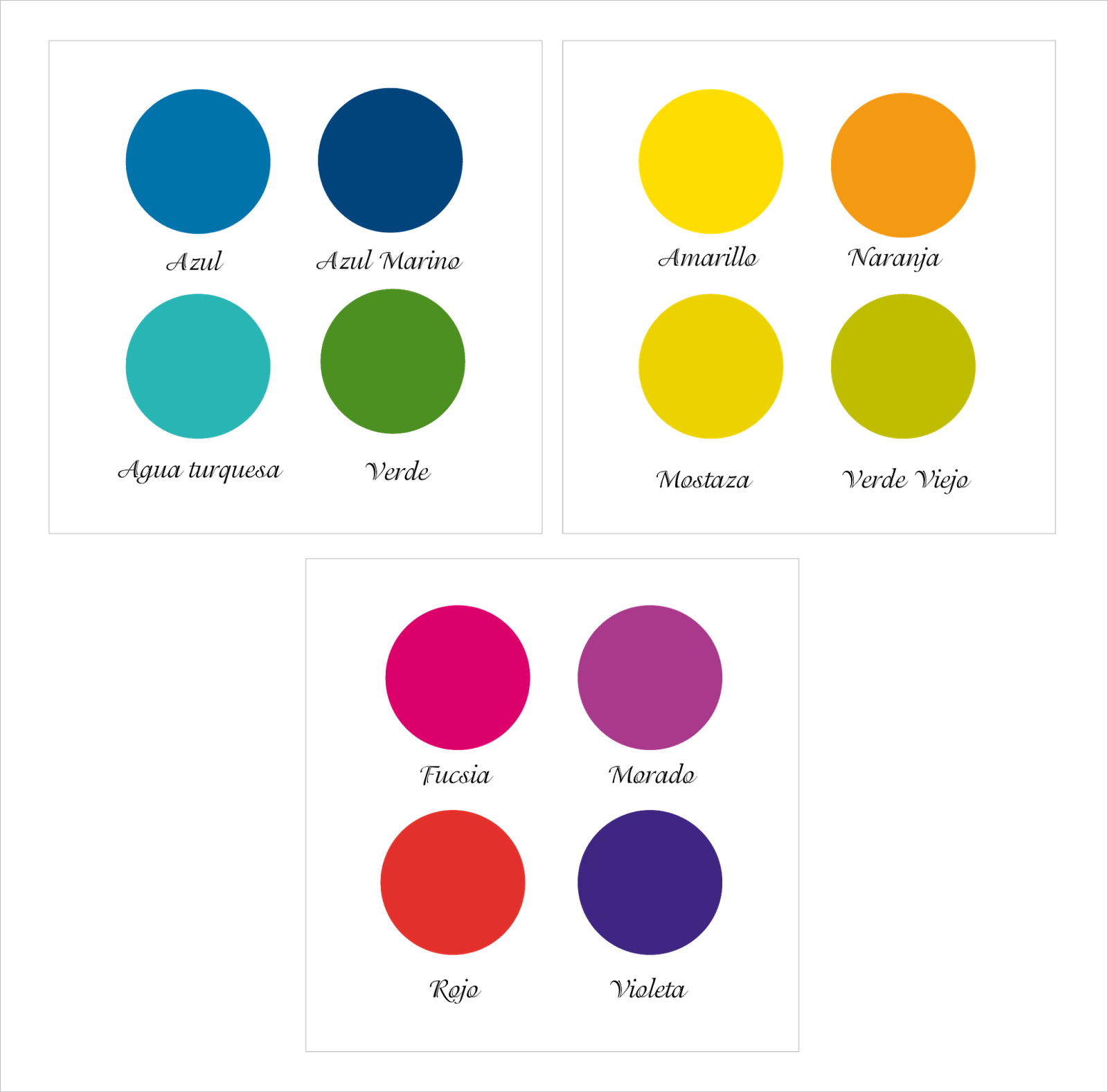 Cucodesign: Catálago de colores