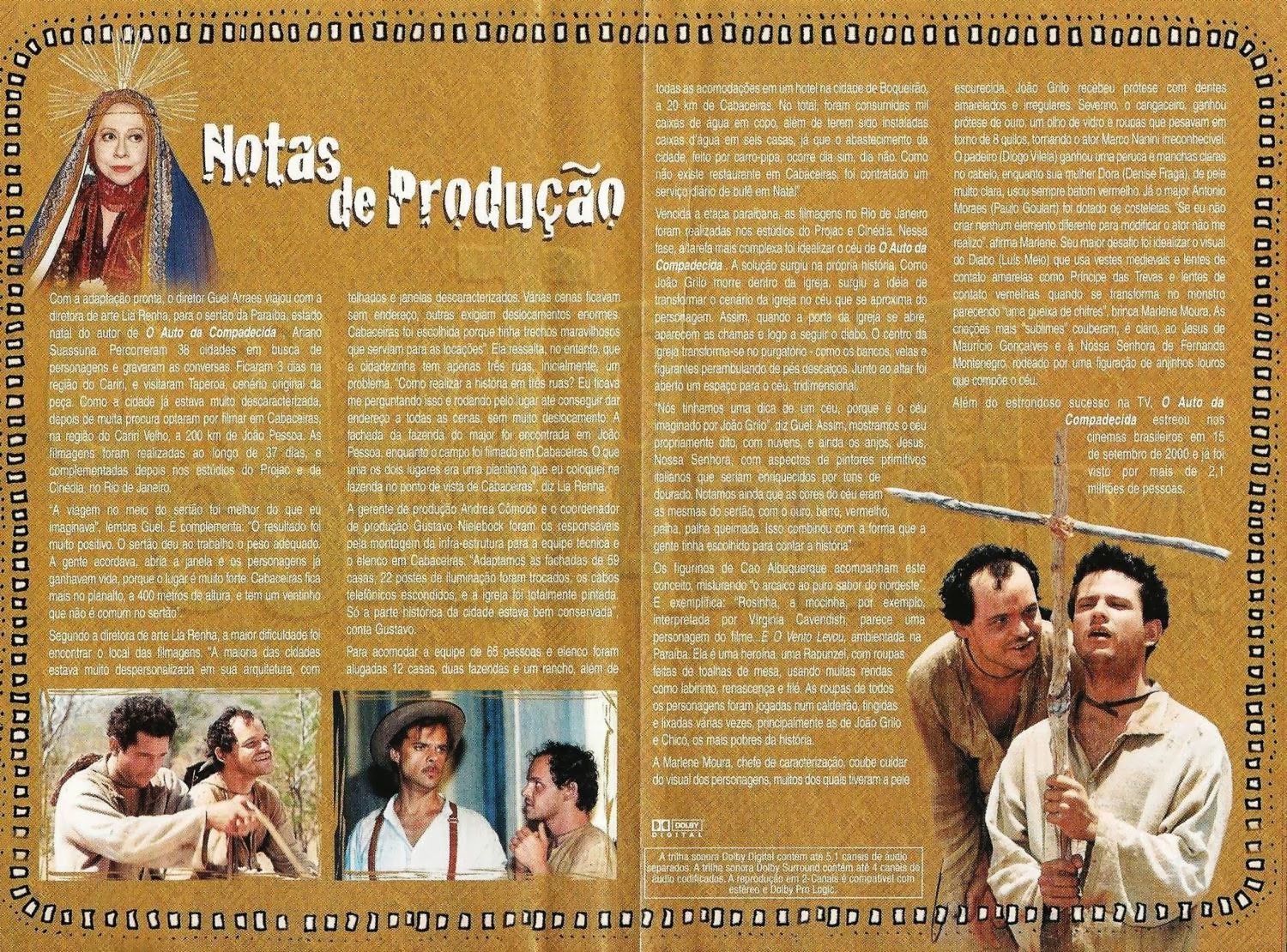 Capa do Filme - O Auto da Compadecida ~ Sam Capes