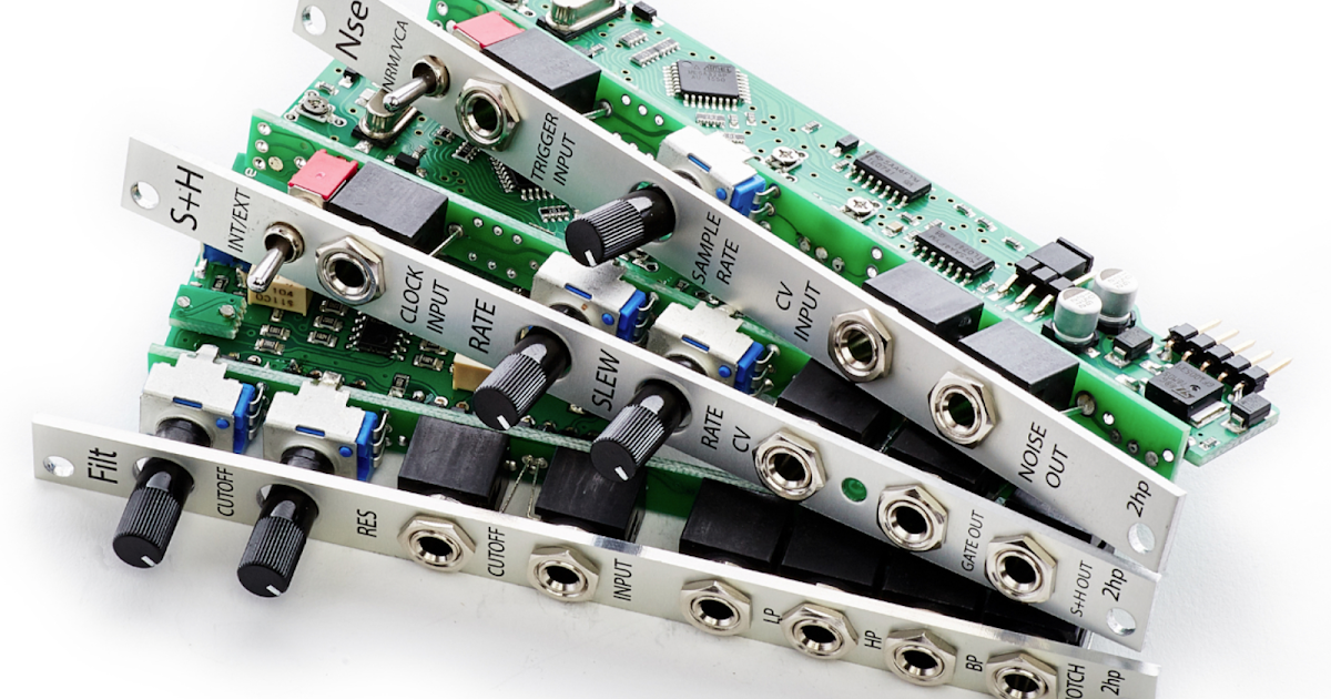 MATRIXSYNTH: Introducing 2hp - A New Eurorack Modular Maker Focusing on Small Format Modules
