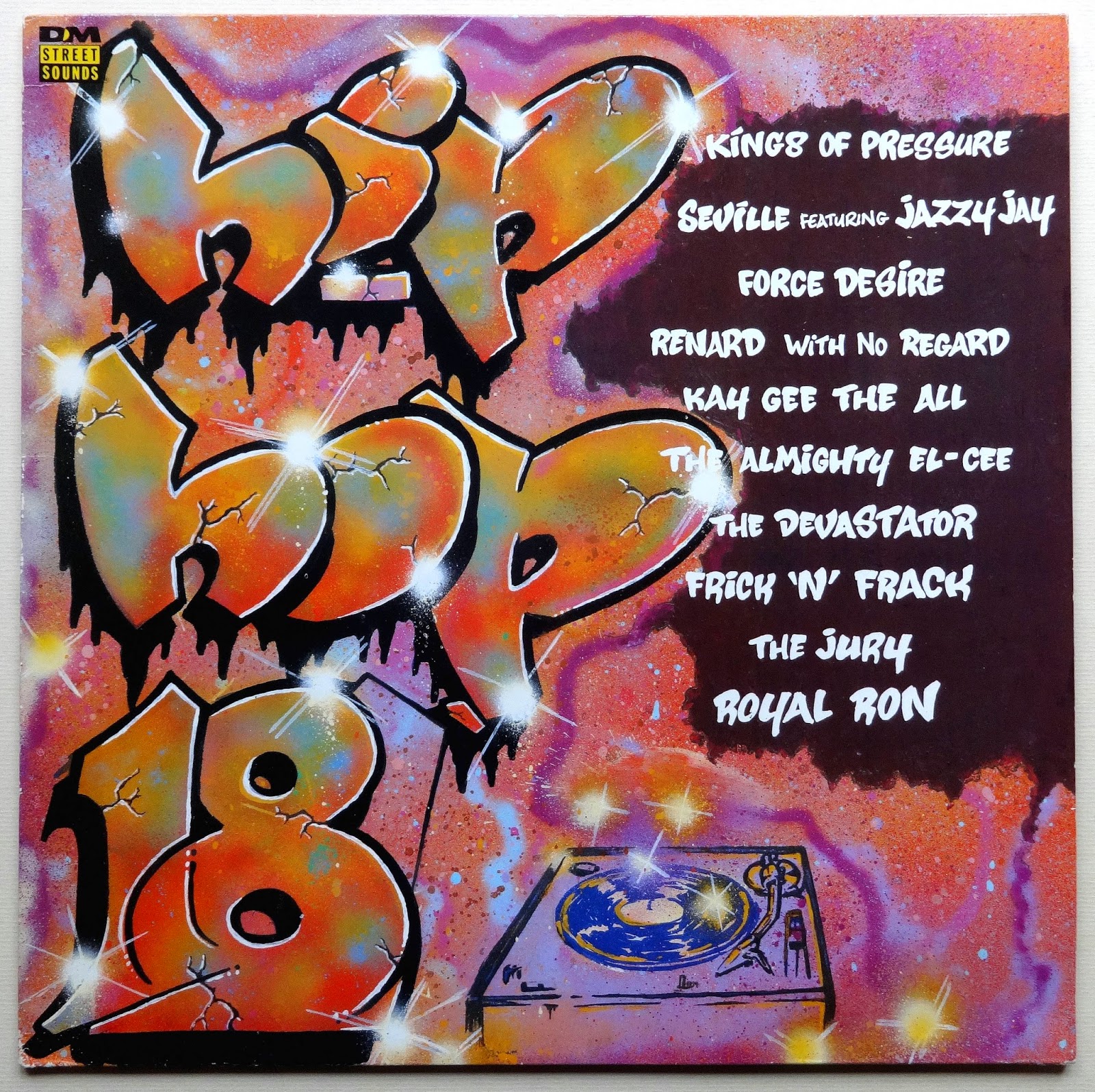 Past Print: Street Sounds Electro / Hip-hop / 1983--1988 album covers