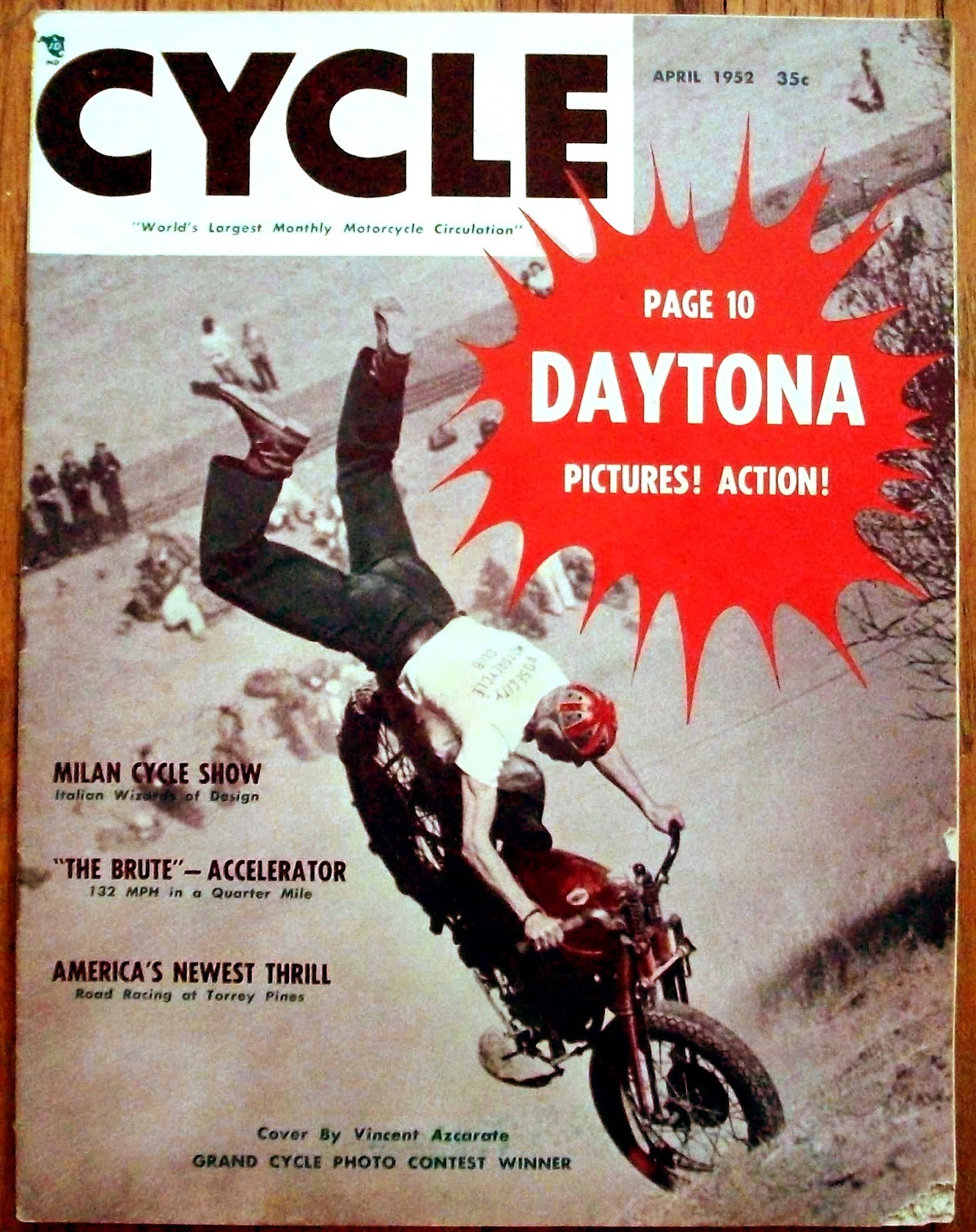 Deadly Curves: 1952 CYCLE Magazine: A Year Of Covers
