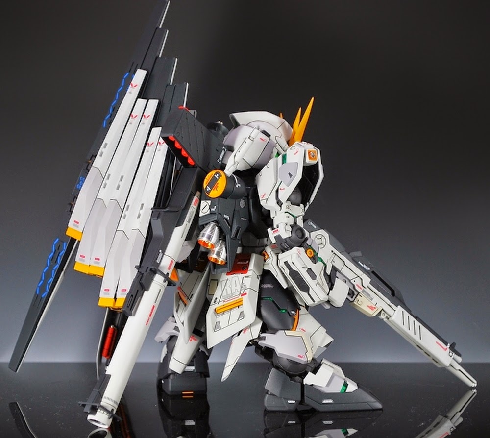 Custom Build: MG 1/100 RX-93 nu Gundam ver. Ka "SUPER DEFORMED VERSION"