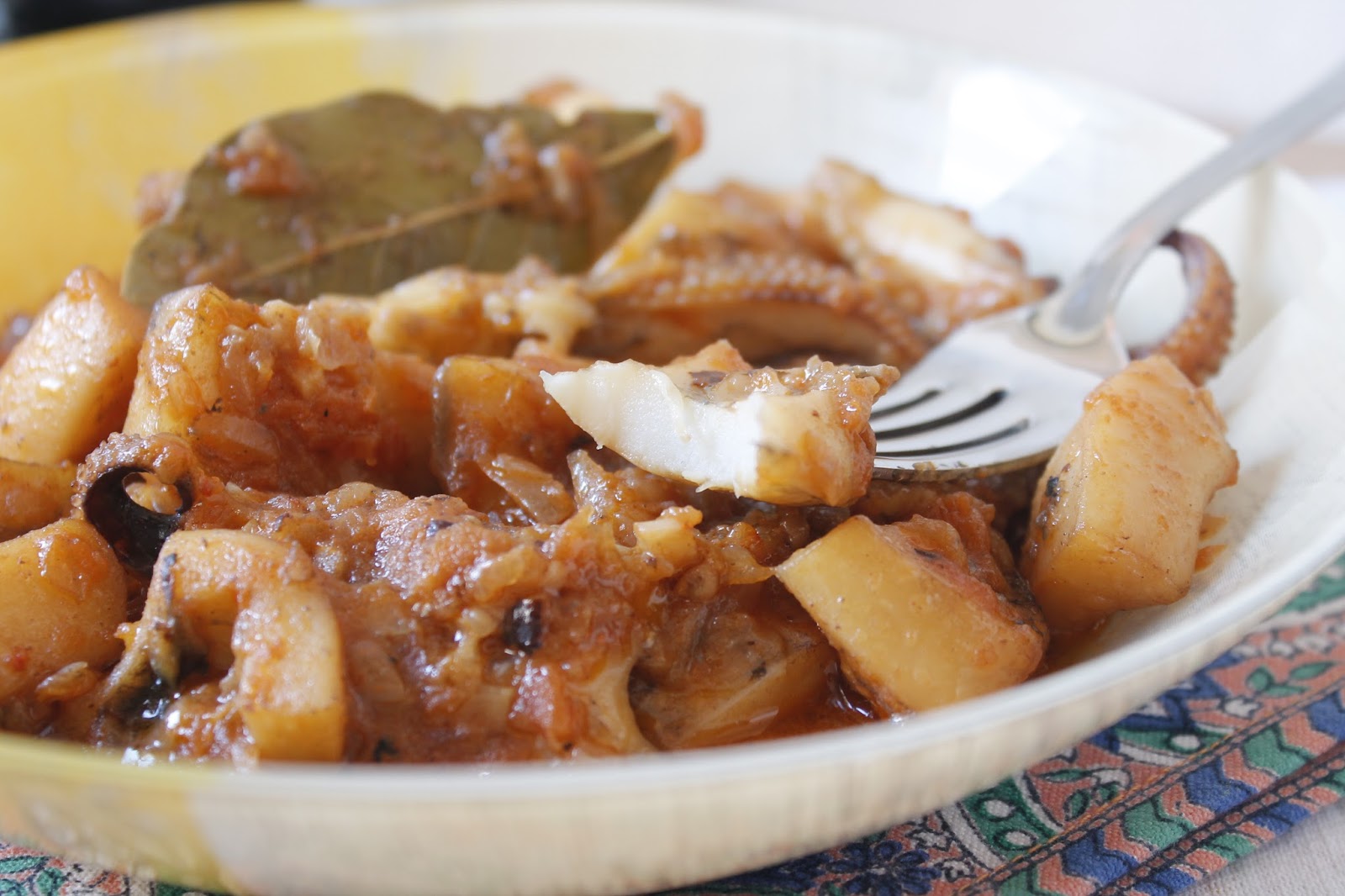 Choco en salsa ~ Con sabor a huerto