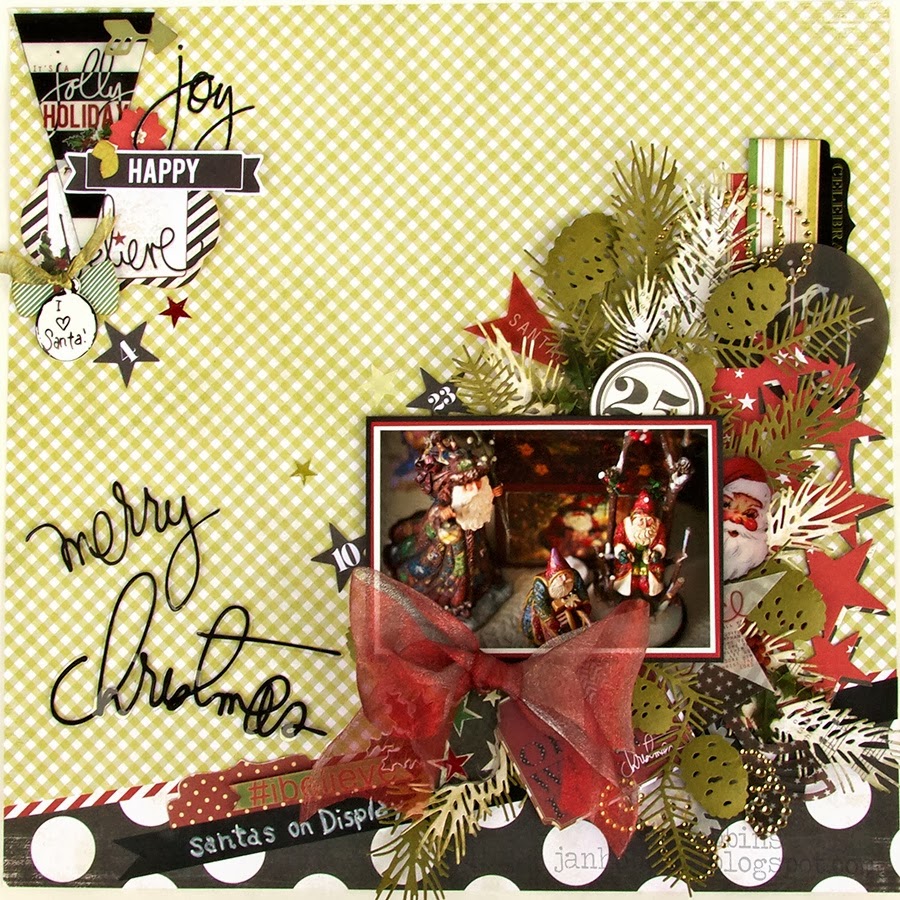 Merry Christmas Layout - In My Own Imagination