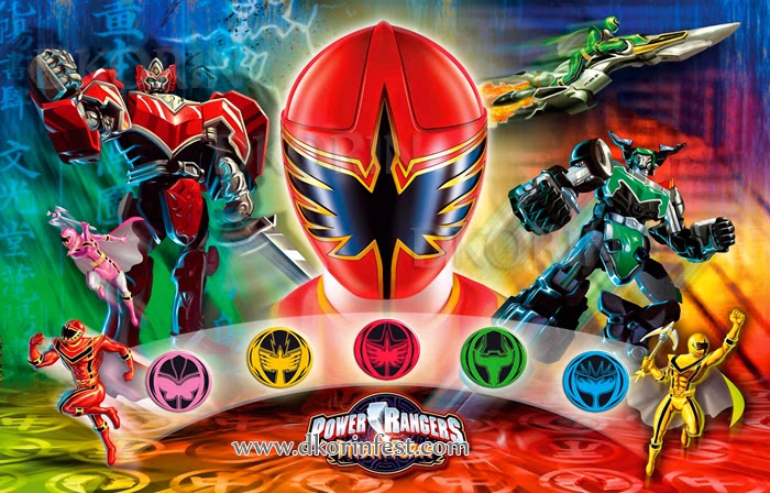 dkorinfest: Power Rangers - Painel festa infantil banner display toten mdf