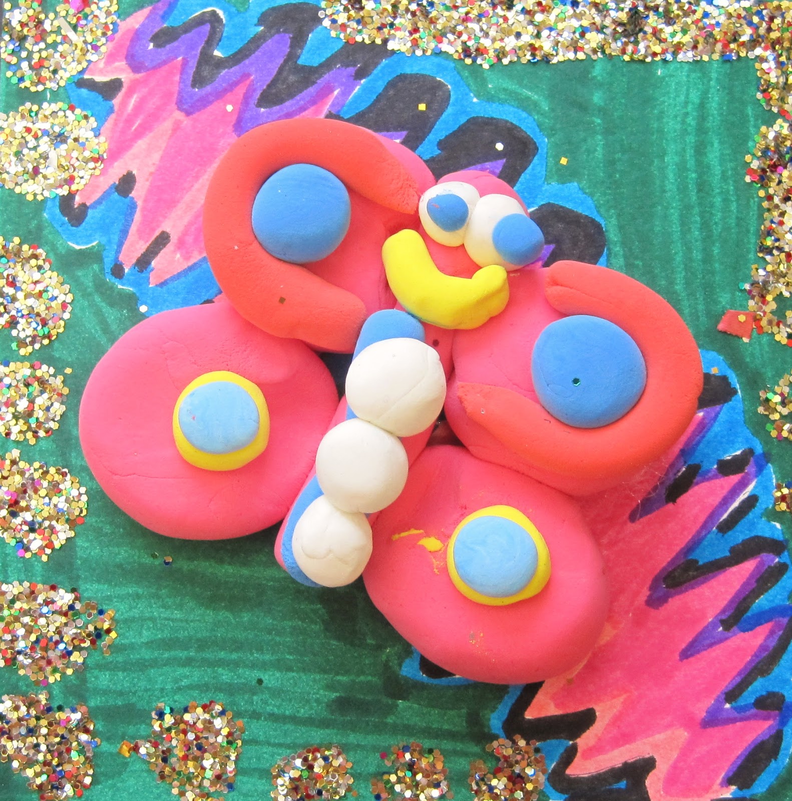 Barstow Art: Model Magic Butterflies by 2nd Grade