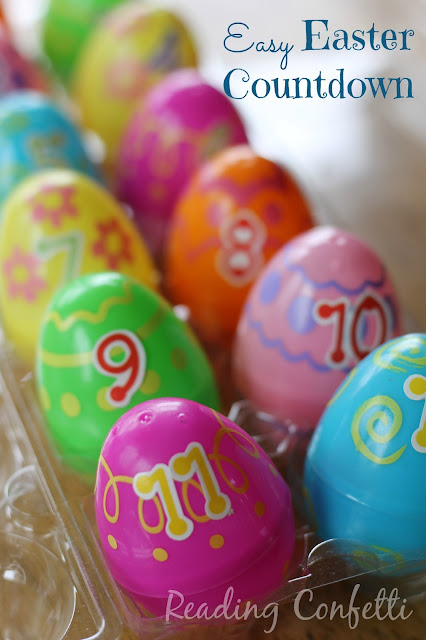 Easy Easter Countdown ~ Reading Confetti