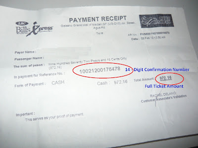 How To Pay Cebu Pacific via LBC - Food, Travel and Whatevs