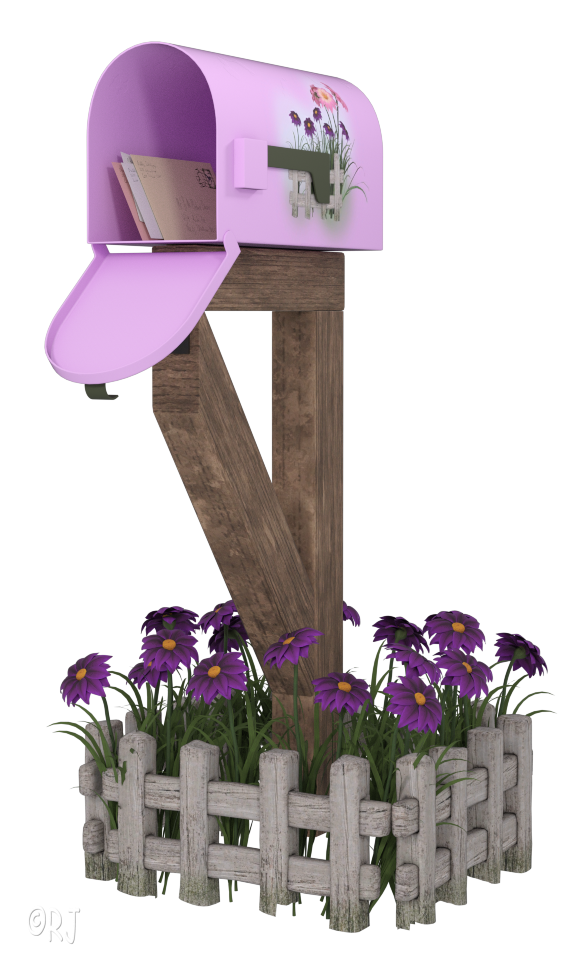 RJs Bits Bobs Props & Pieces: Pretty Mailboxes