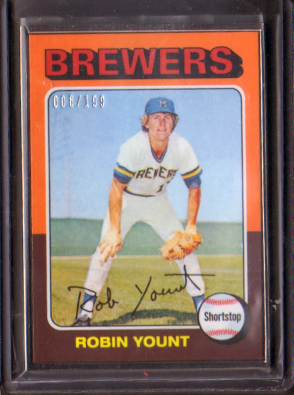 The Yount Collector: 2014 Topps Series 1 Rookie Card Reprint Black Framed