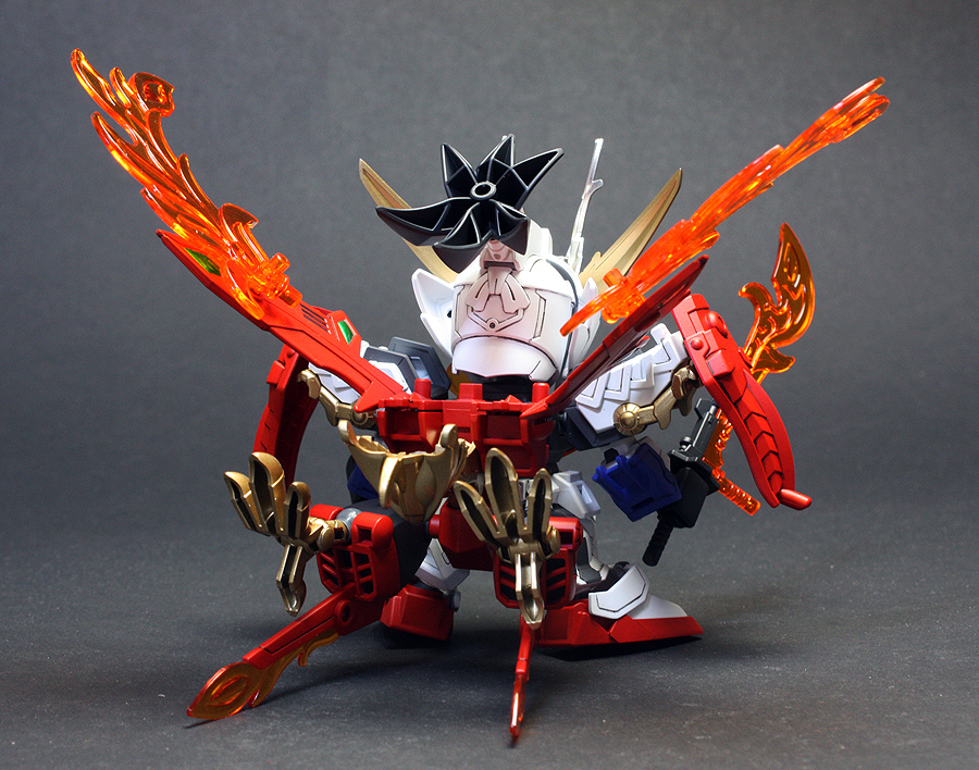 GUNDAM GUY: SD BB Legend Strike Ryubi Gundam - Painted Build