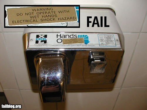 The On-Line Buzzletter: Hand Dryer Fail!
