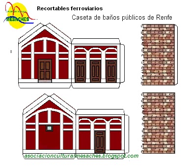 Casas para maquetas recortables - Imagui