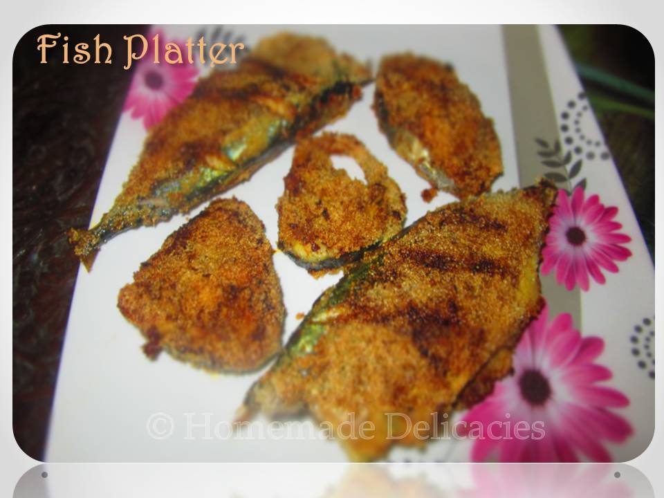 Homemade Delicacies: Fried Fish Platter