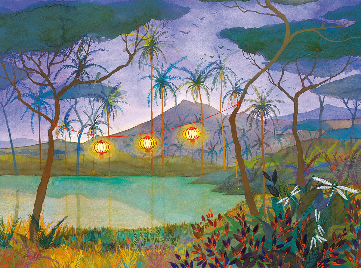 My Paisley World: The Peaceful Paintings of Melissa Launay