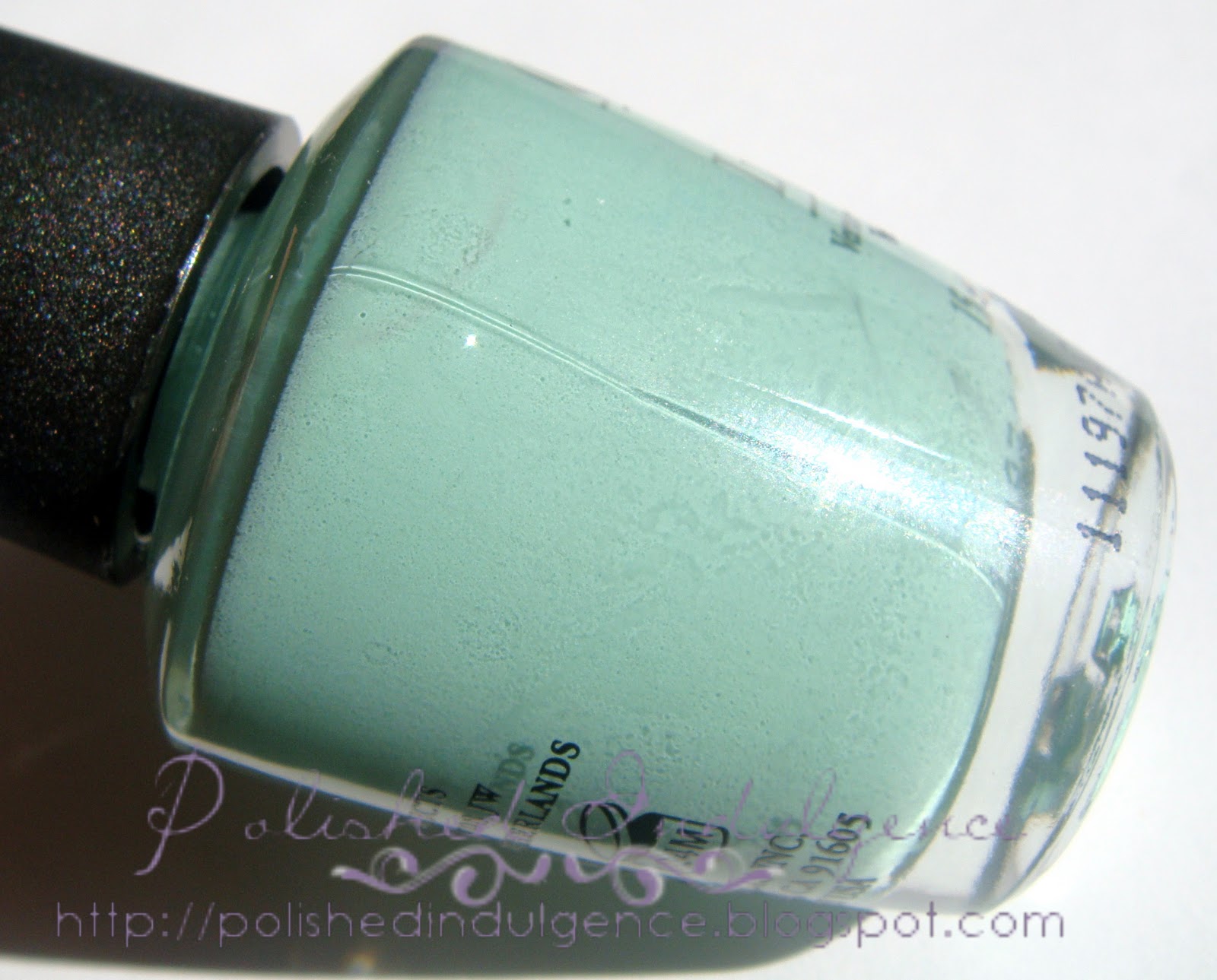 Polished Indulgence: OPI Mermaid's Tears are of joy and not sorrow.