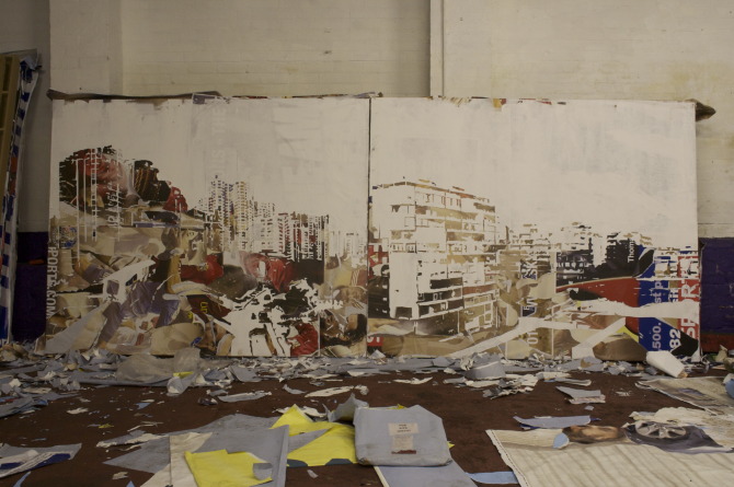 Alexandre Farto aka VHILS - Billboards | Contemporary Urban Artist