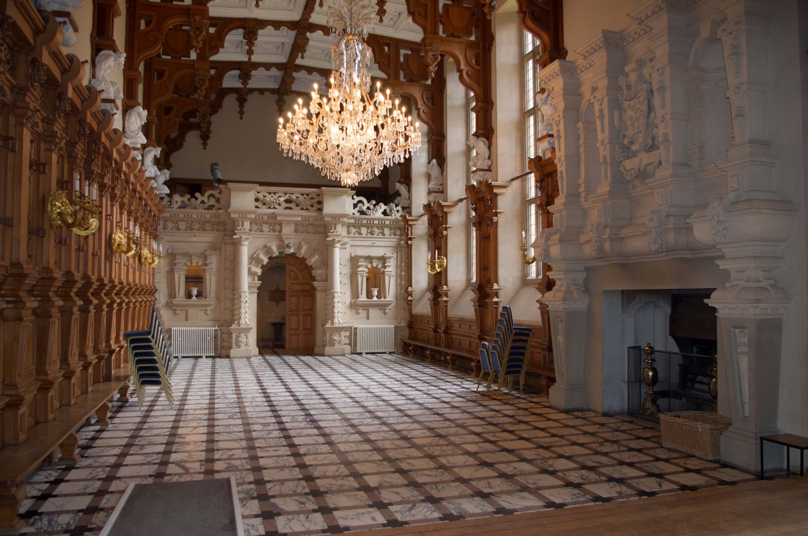 Travels and Birds: Harlaxton Manor - Interior
