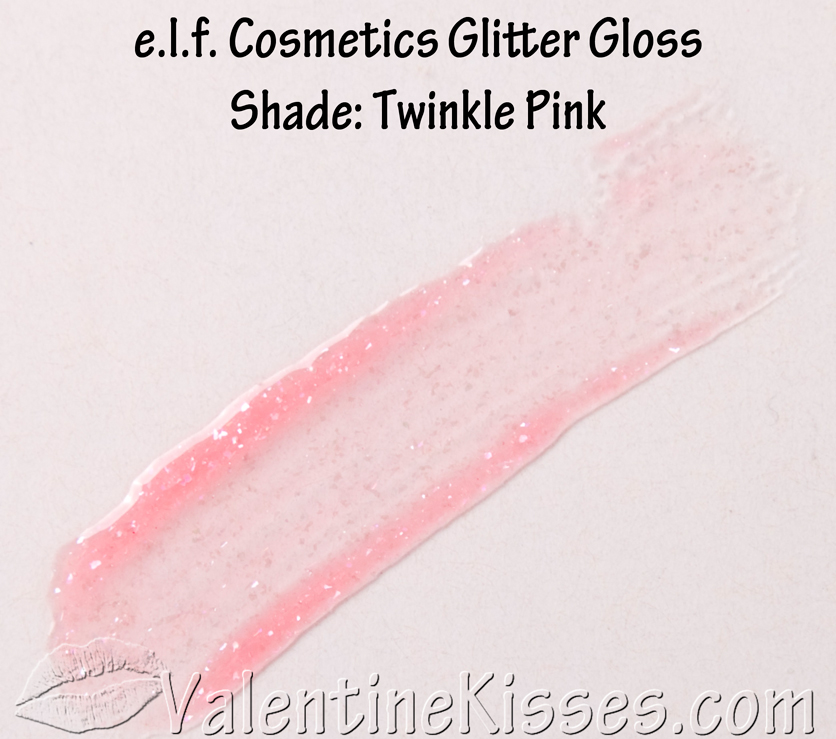 Valentine Kisses: e.l.f. Glitter Gloss - swatches & review of shades ...