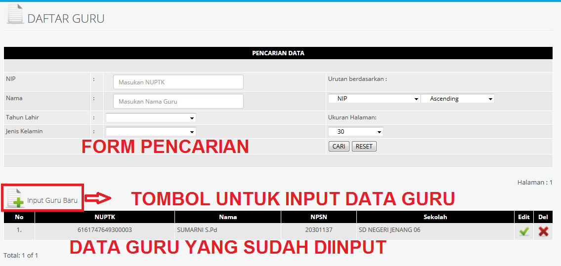 Panduan Cara Input Data Guru Pada Ekinerja Guru - MANG WASKIM OPERATOR ...