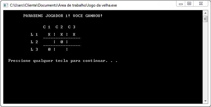 Programando em Pascal, C/C++ e Java: Jogo da Velha em C/C++