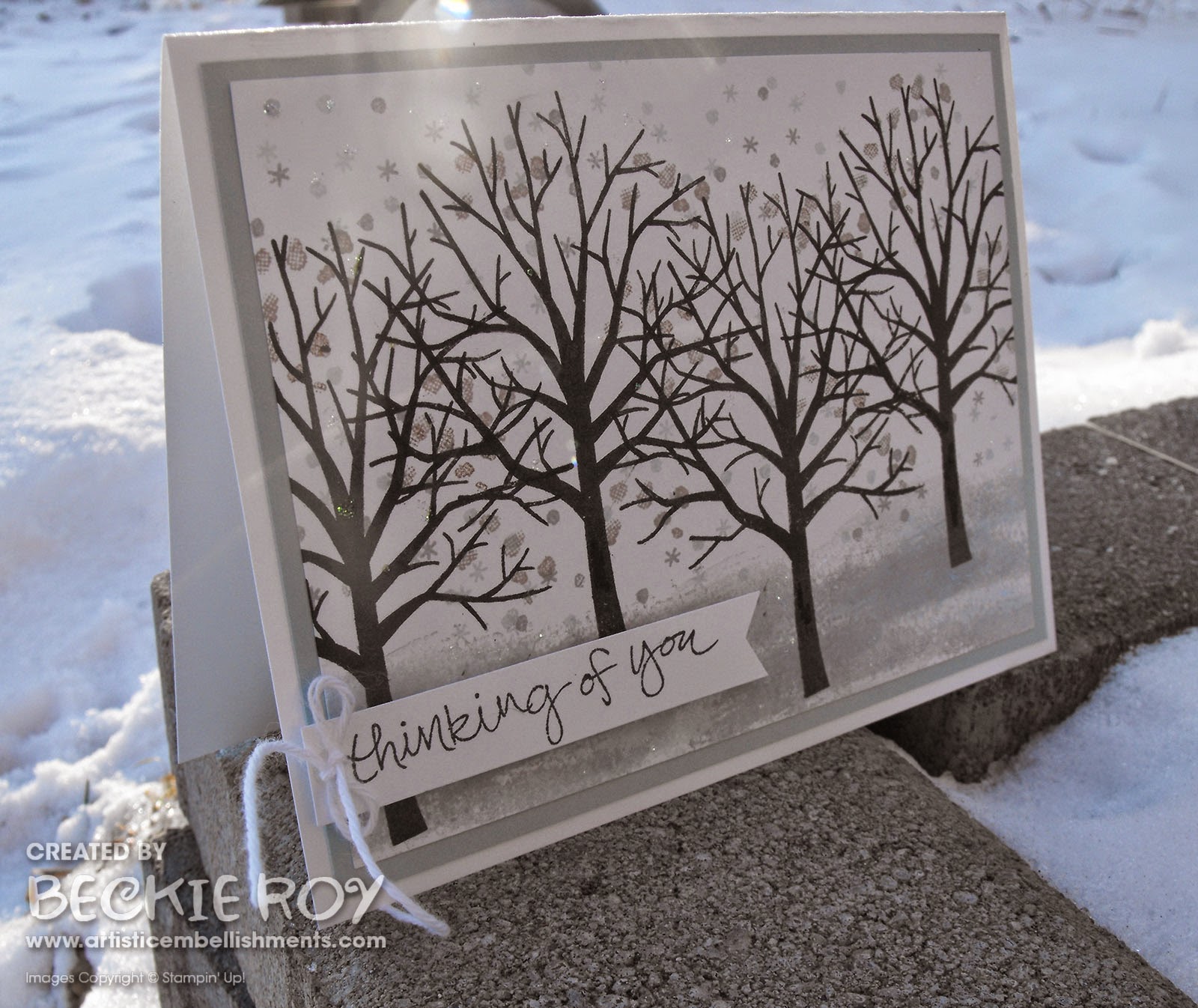 Artistic Embellishments: Wintery Sheltering Tree