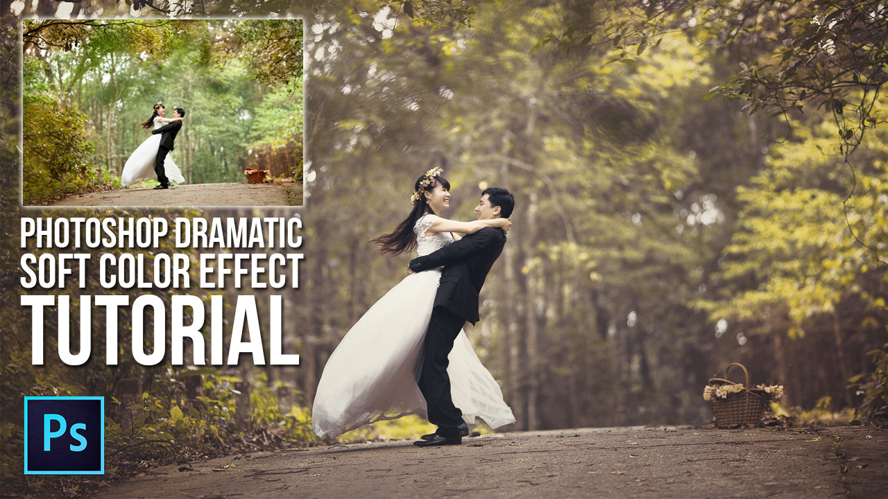 Dramatic Soft Color Effect Prewedding | Photoshop Tutorial