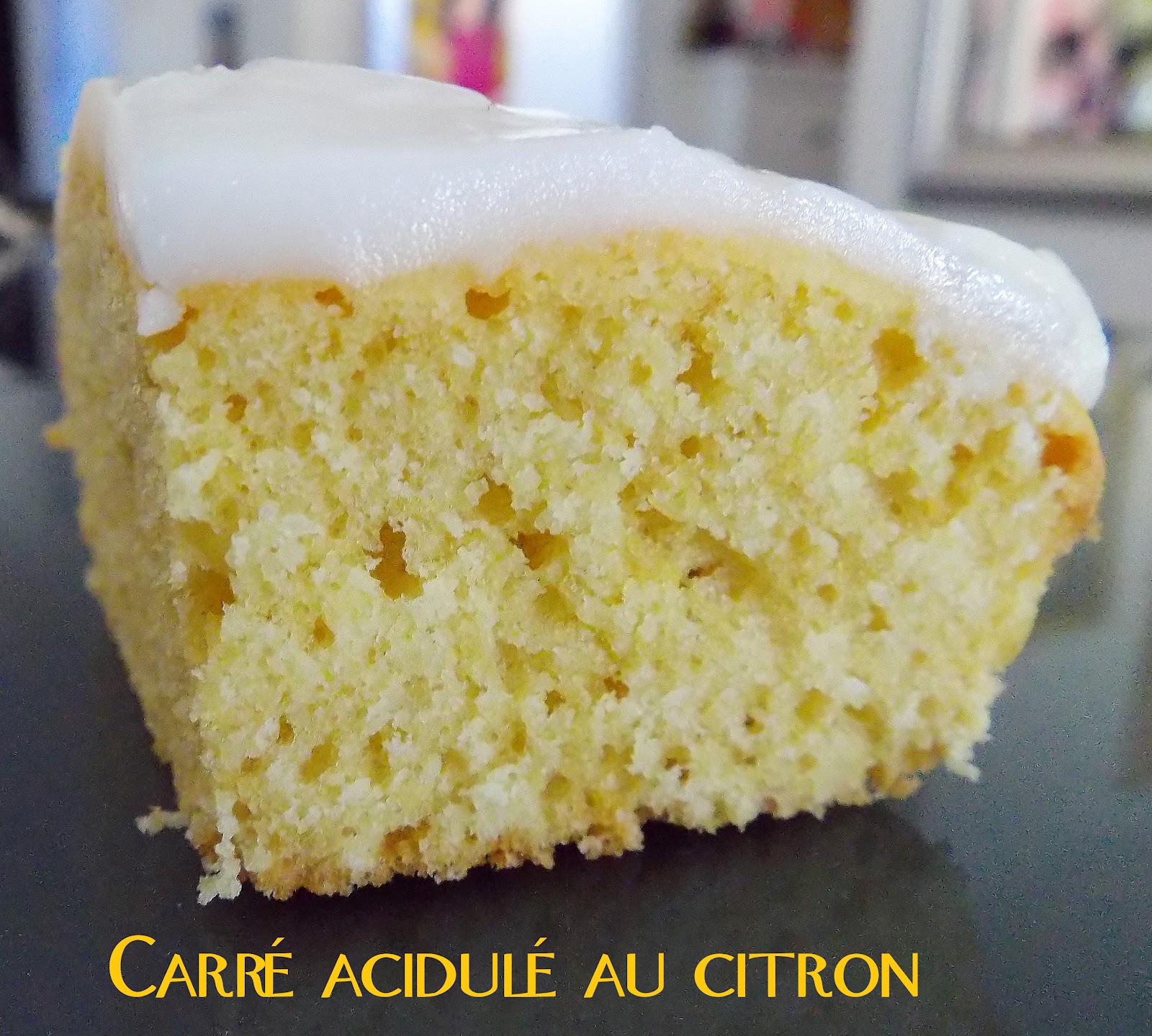 GATEAU GAGA - Love cakes: Carré acidulé au citron
