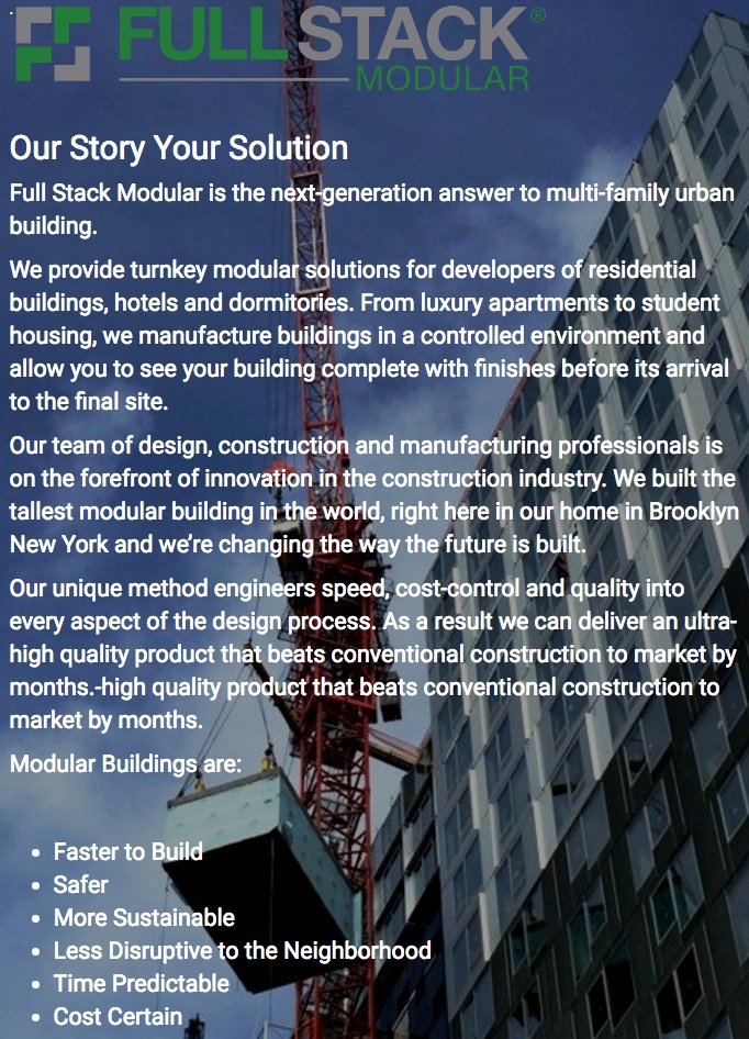 Before it disappears: a look at the FC Modular web site, declaring ...