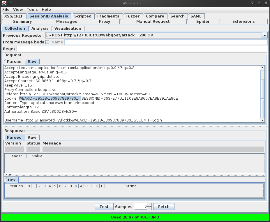 Elha Site: WebGoat Part 2: Session Management Flaws (Hijack a Session) Elha Site: WebGoat Part 2: Session Management Flaws (Hijack a Session)