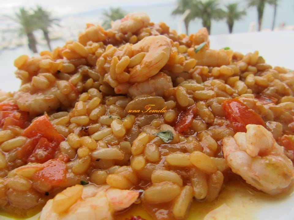 Rižot od kozica / Risotto with shrimp