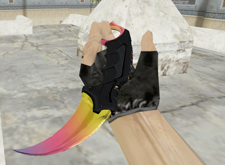 Skin Knife - Karambit Fade (CS:GO) HD para CS 1.6 - CS Revo!