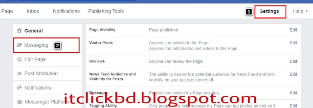 How to Auto reply message On Facebook page[offline] - It Click BD