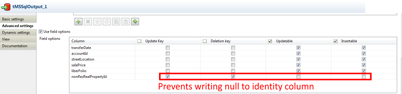 Bekwam Blog: Creating a SQL Server Identity Column with Talend Open Studio