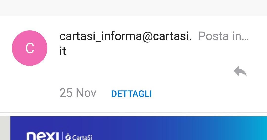 Phishing Nexi/CartaSI